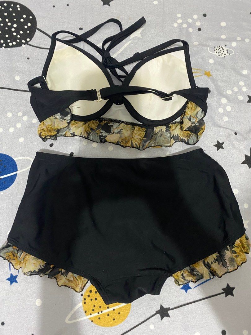 Two piece black bikini, Women's Fashion, Swimwear, Bikinis & Swimsuits ...