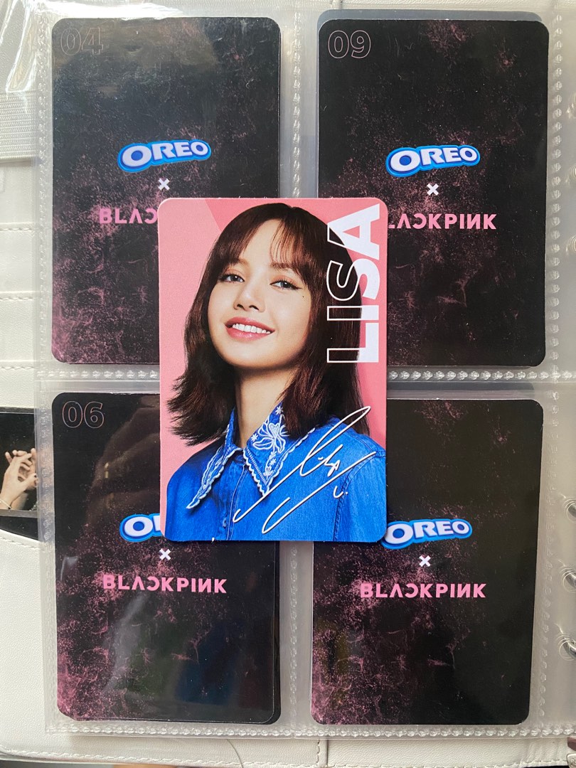 Blackpink x Oreo Lisa 08 Photocard, Hobbies & Toys, Memorabilia ...