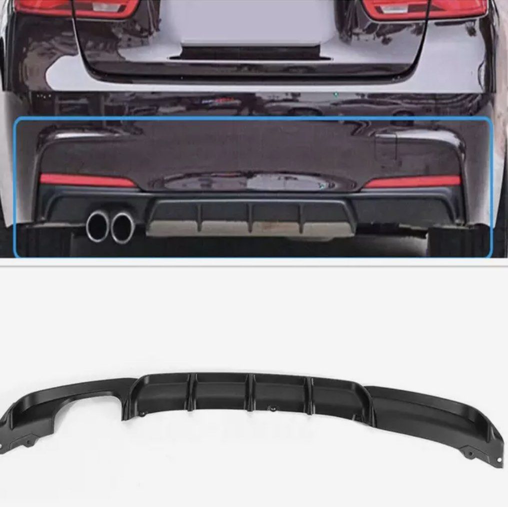 BMW 3 series F30 rear diffuser, Car Accessories, Accessories on Carousell