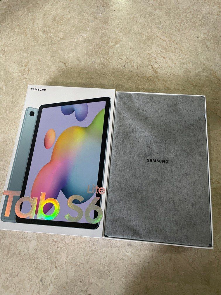 BN 2022 Samsung Tab S6 Lite with S Pen blue, Mobile Phones & Gadgets ...