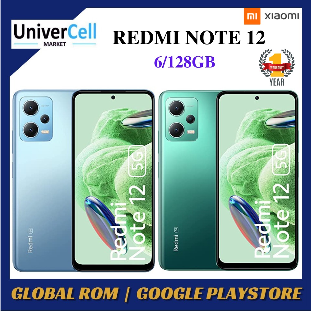 Xiaomi REDMI NOTE 12 6/128GB-8/128GB-8/256GB Black 128GB, Mobile Phones ...