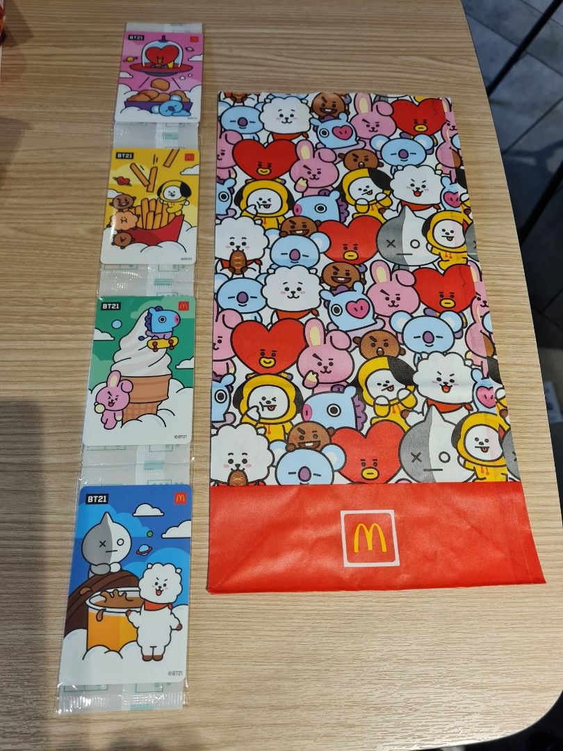 BT21 collectible cards, Hobbies & Toys, Travel, Travel Essentials ...