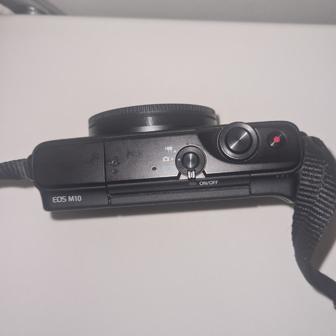 Canon EOS M10 camera with Canon lens, Photography, Cameras on Carousell