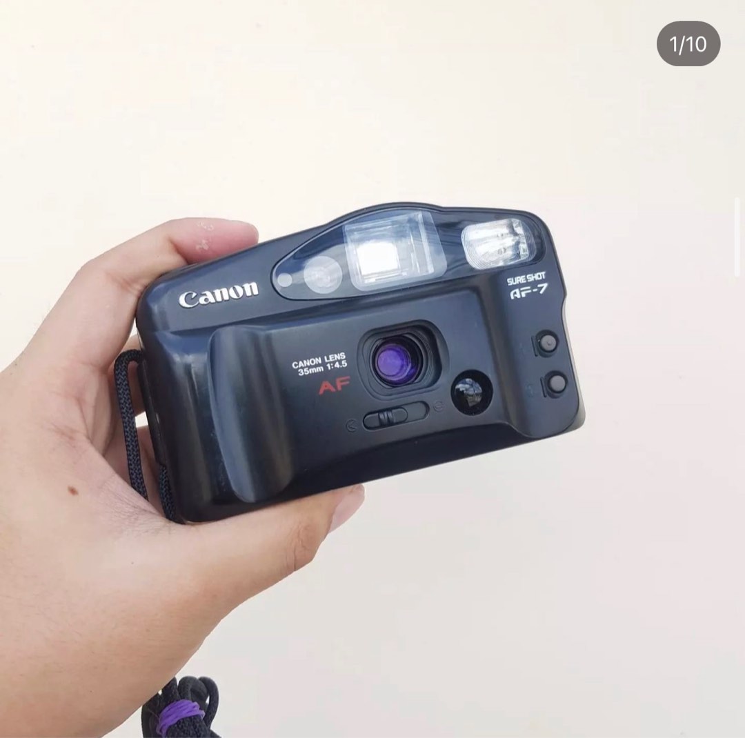 Canon Sure Shot AF-7 + Freebies, Photography, Cameras on Carousell