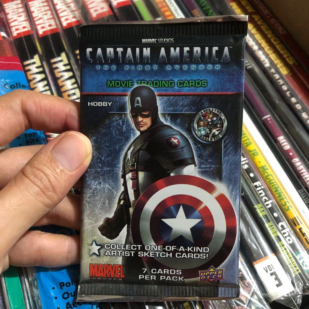 CAPTAIN AMERICA MOVIE TRADING CARDS on Carousell