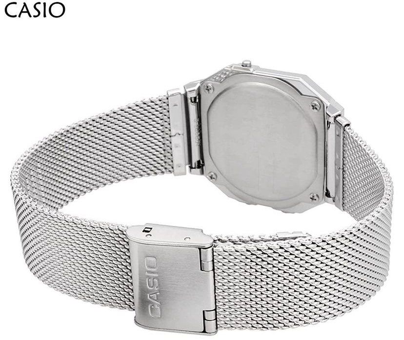Casio Vintage A700WM-7A Slim Case Digital Quartz A700WM-7ADF Silver ...