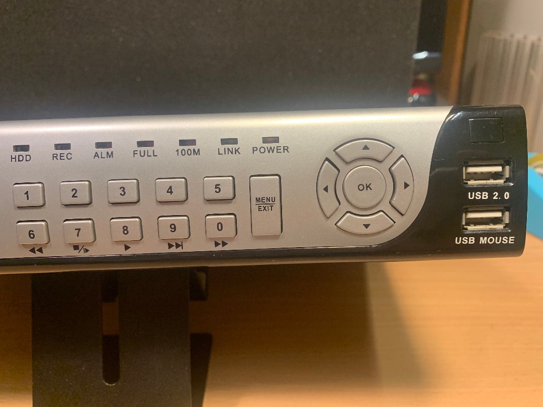 CCTV DVR Digital Video Recorder 4-Channel (BNC) with Audio In & Audio ...