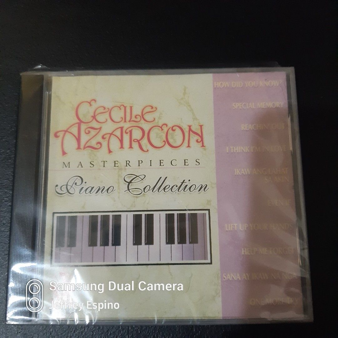 Cecile Azarcon Masterpiece Piano Collection opm cd, Hobbies & Toys ...
