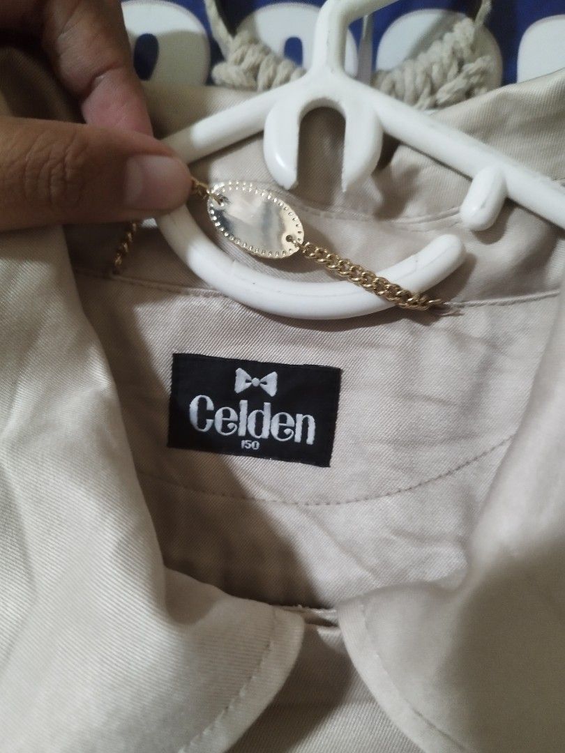 Celden Cute Trench Coat on Carousell