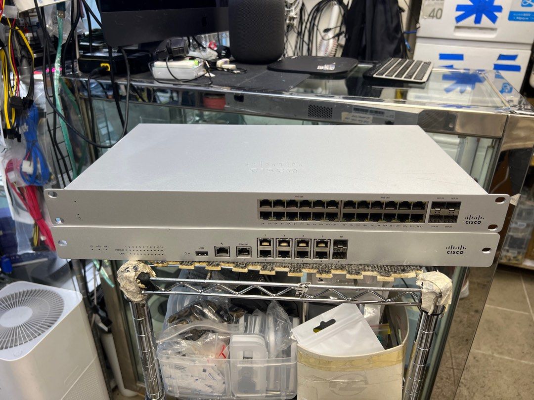 Cisco Meraki MS120-24P-HW/ MX100-HW, 電腦＆科技, 電腦周邊及配件, Wifi及上網相關產品 ...