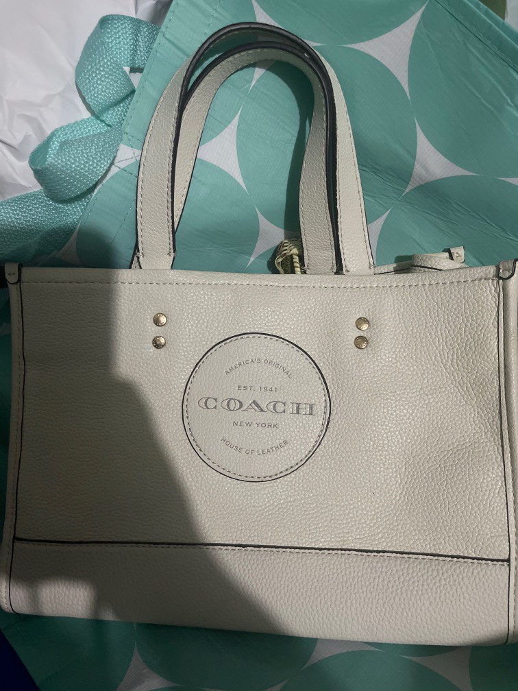 Coach cream handbag, Women's Fashion, Bags & Wallets, Tote Bags on ...