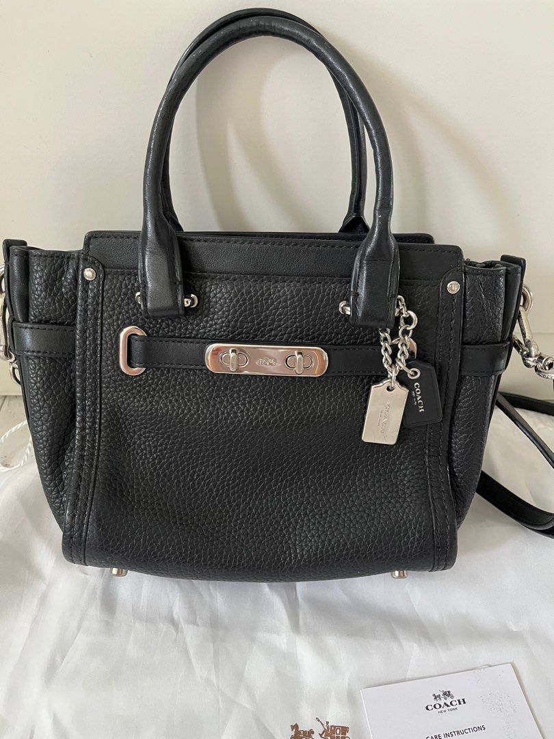 Coach mini swagger, Luxury, Bags & Wallets on Carousell