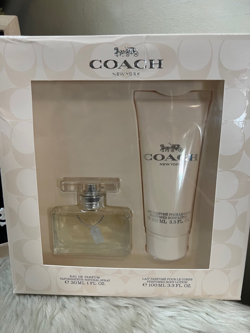Coach Set perfum and body lotion, Beauty & Personal Care, Fragrance ...
