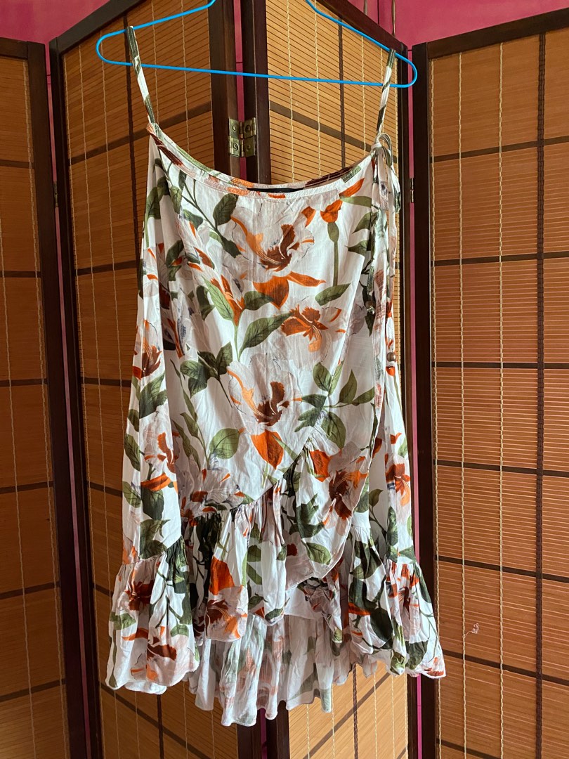 Coco Cabaña Ruffled Midi Skirt (Shopee Checkout Available), Women's ...