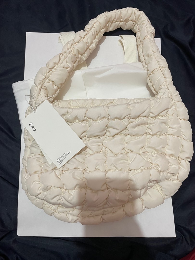 COS Mini Quilted Bag in Beige/Cream, Women's Fashion, Bags & Wallets ...
