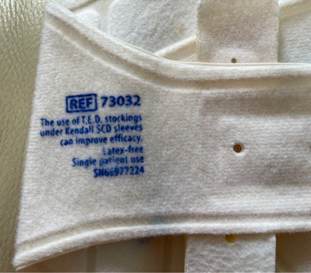 Covidien Kendall SCD Express Foot Cuff Regular, Health & Nutrition ...