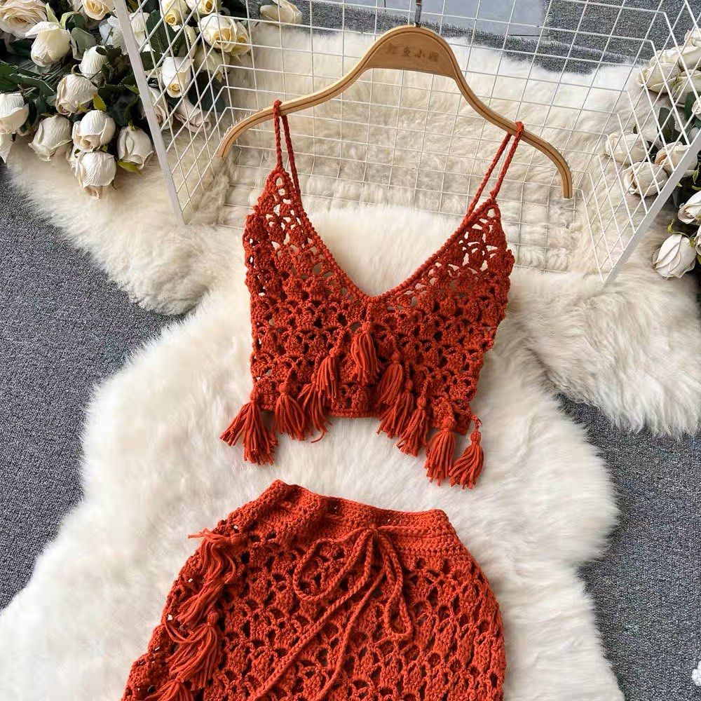 Crochet Summer Set, Women's Fashion, Dresses & Sets, Sets or ...