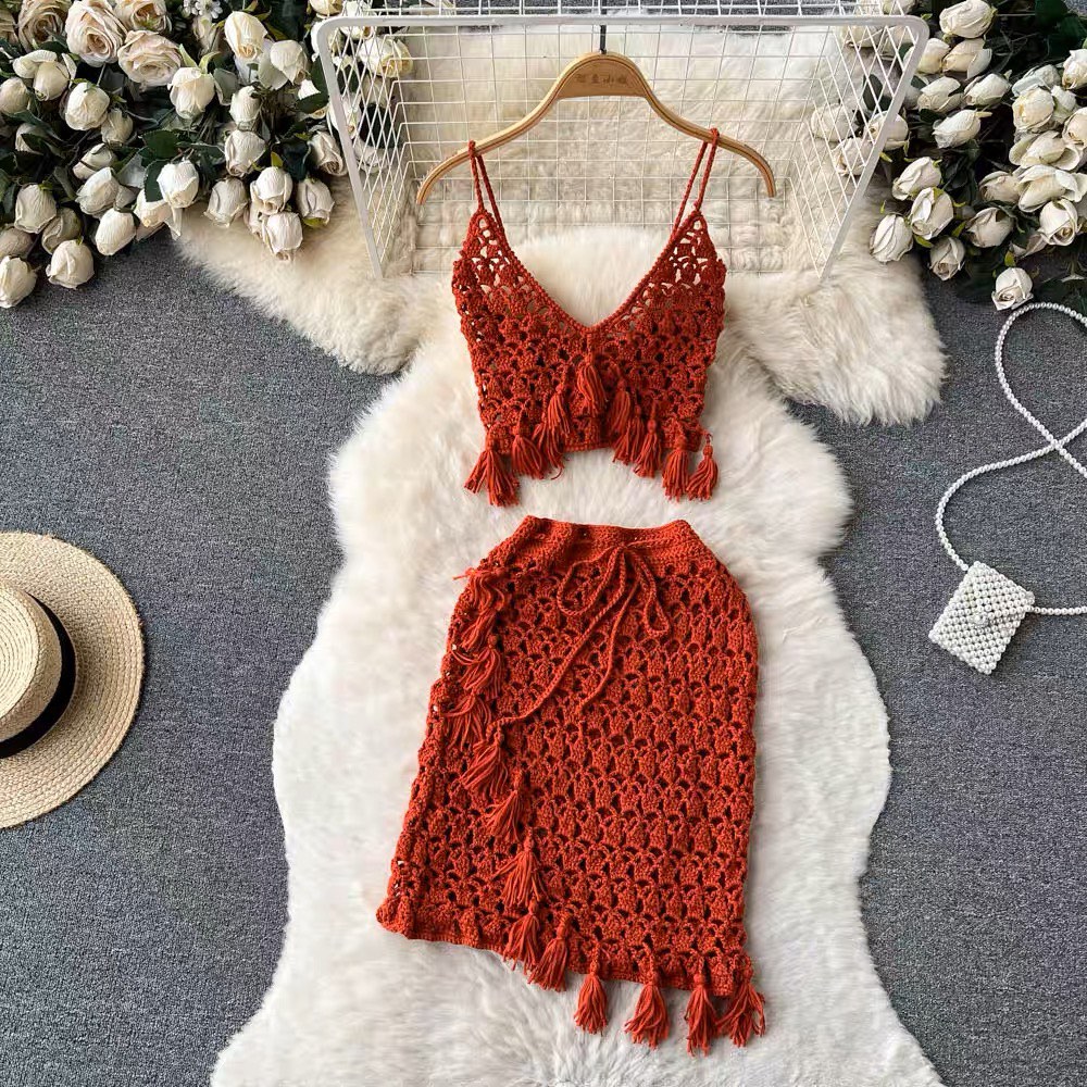 Crochet Summer Set, Women's Fashion, Dresses & Sets, Sets or ...