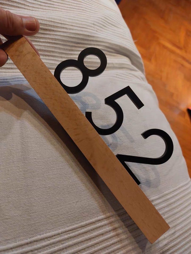 Customised Unit Sign Customised door sign/unit number signage ...