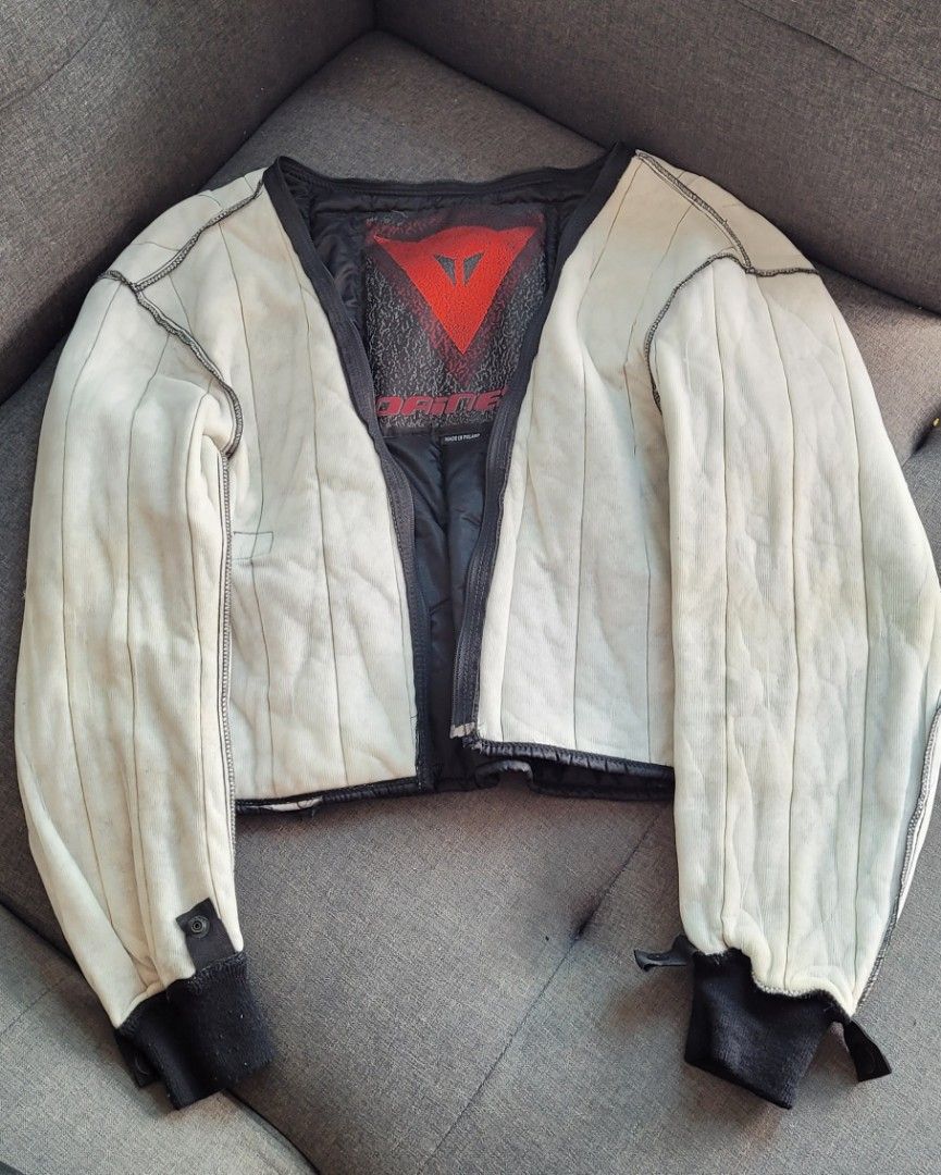 Dainese Leather Jacket Motorcycle Cafe Racer Ducati, Men's Fashion ...