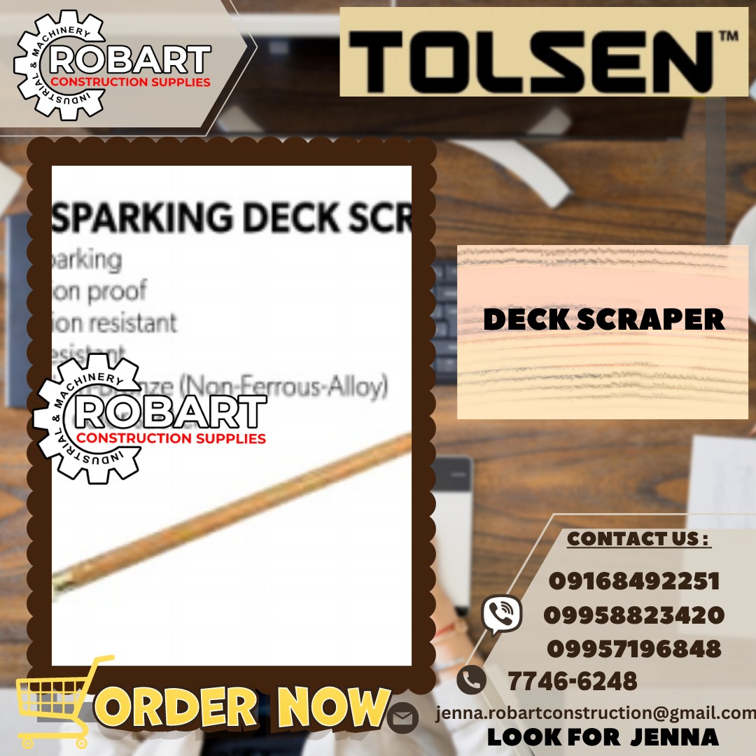 deck scraper 50x900mm, Commercial & Industrial, Construction Tools & Equipment on Carousell