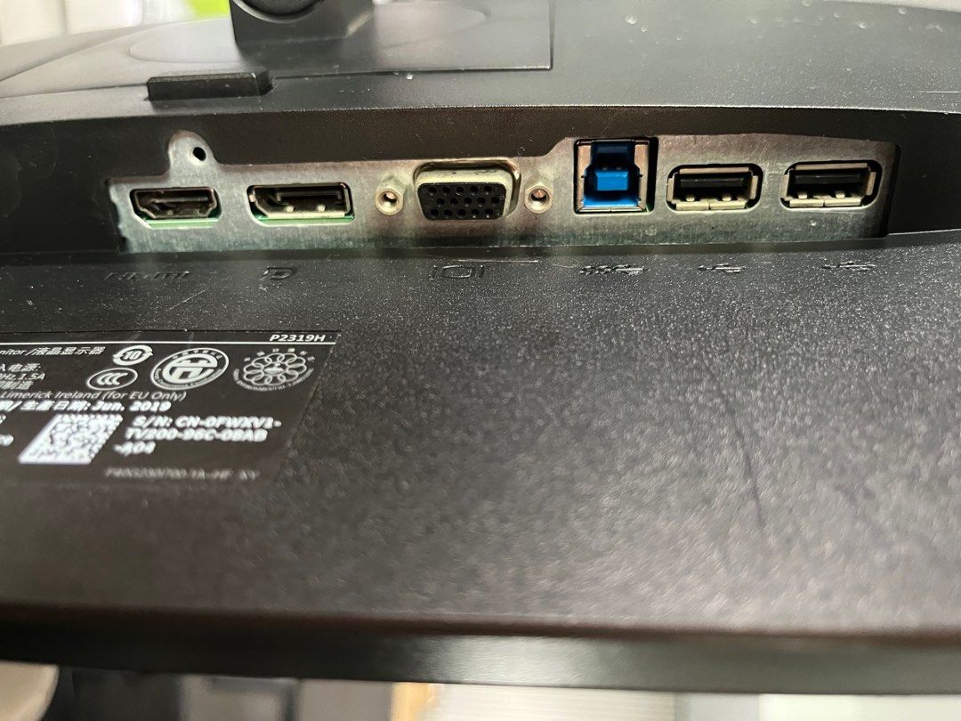 DELL P2319H 23" inch FHD IPS Monitor Height Swivel Rotate Landscape ...