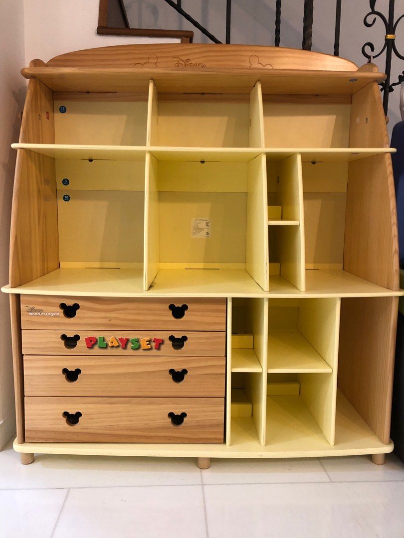 Disney solid wood bookshelf, Furniture & Home Living, Furniture ...