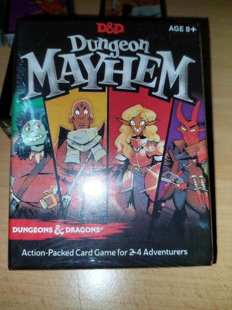 Dungeon Mayhem Card Game (Dungeon & Dragons), Hobbies & Toys, Toys ...