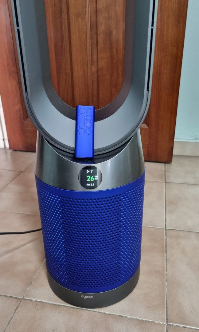 Dyson Pure Cool TP04 Purifying Tower Fan (Metallic Grey /Blue), TV ...