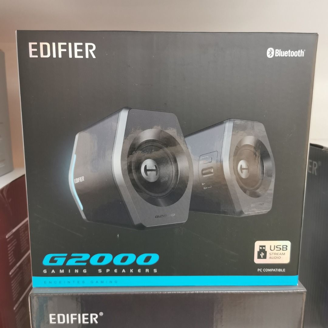 Edifier G2000 Wired or Wireless Desktop 2.0 Gaming Speakers w ...