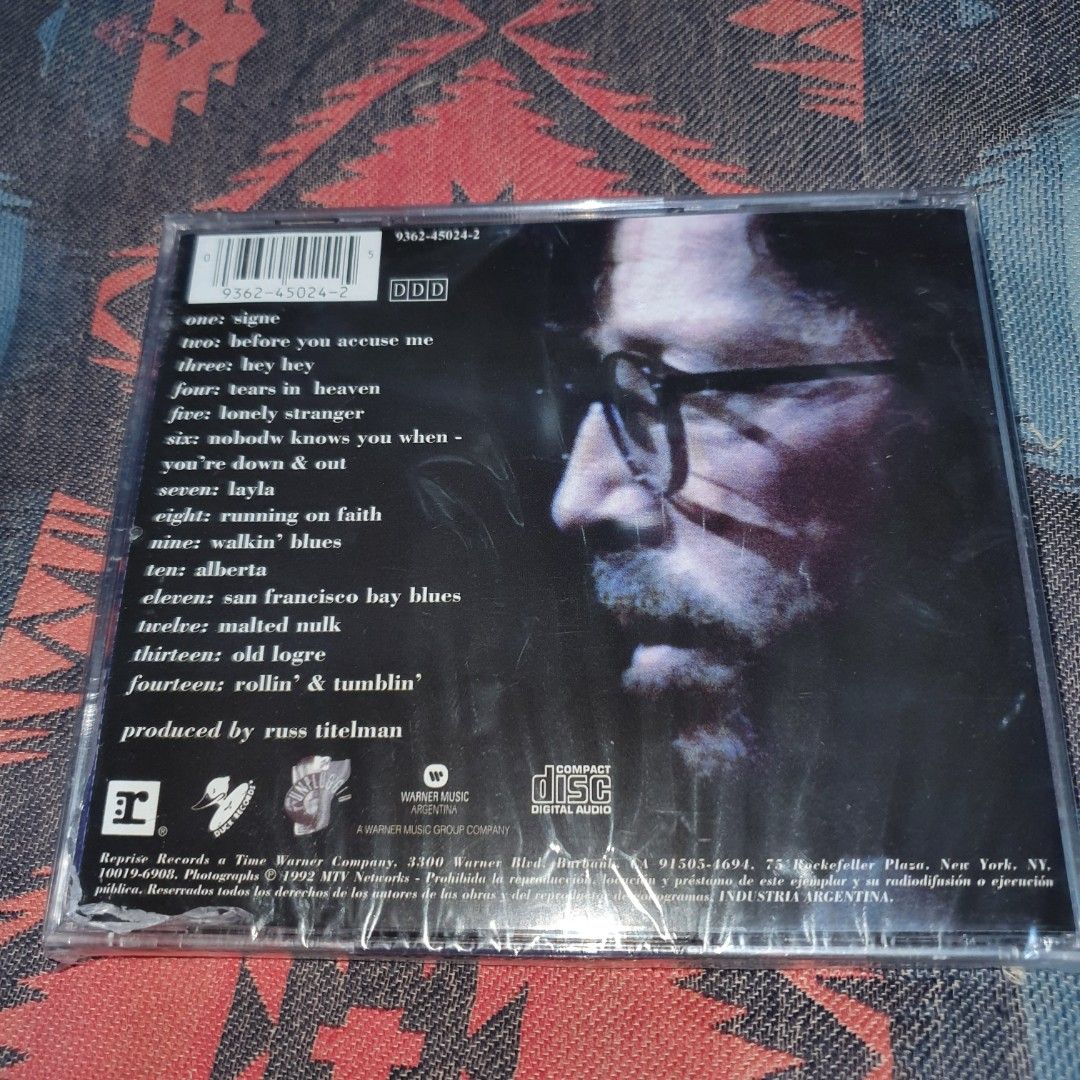Eric Clapton - Unplugged - Sealed - Made in Argentina, Hobbies & Toys ...