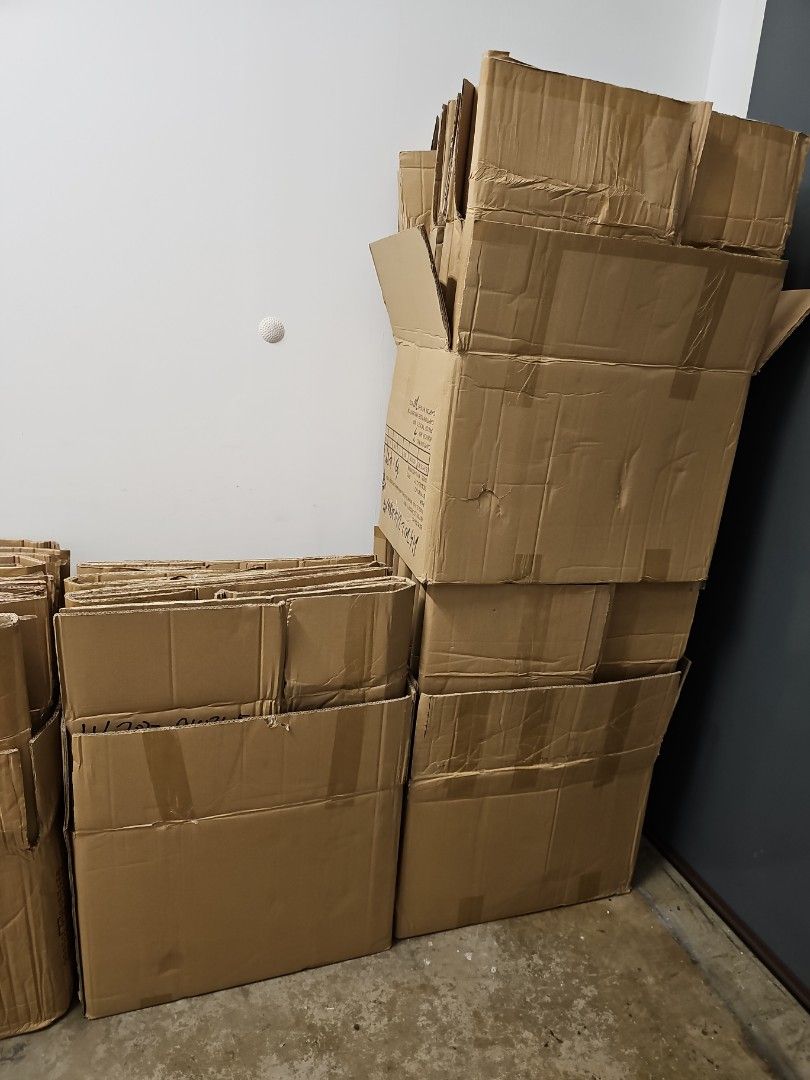Extra thick cardboard boxes, Furniture & Home Living, Home Improvement ...
