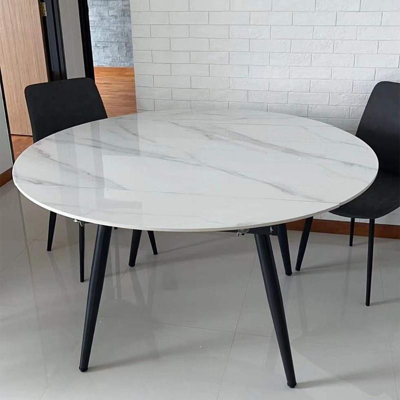 Family round table, living room Dining table,Extendable Table ...