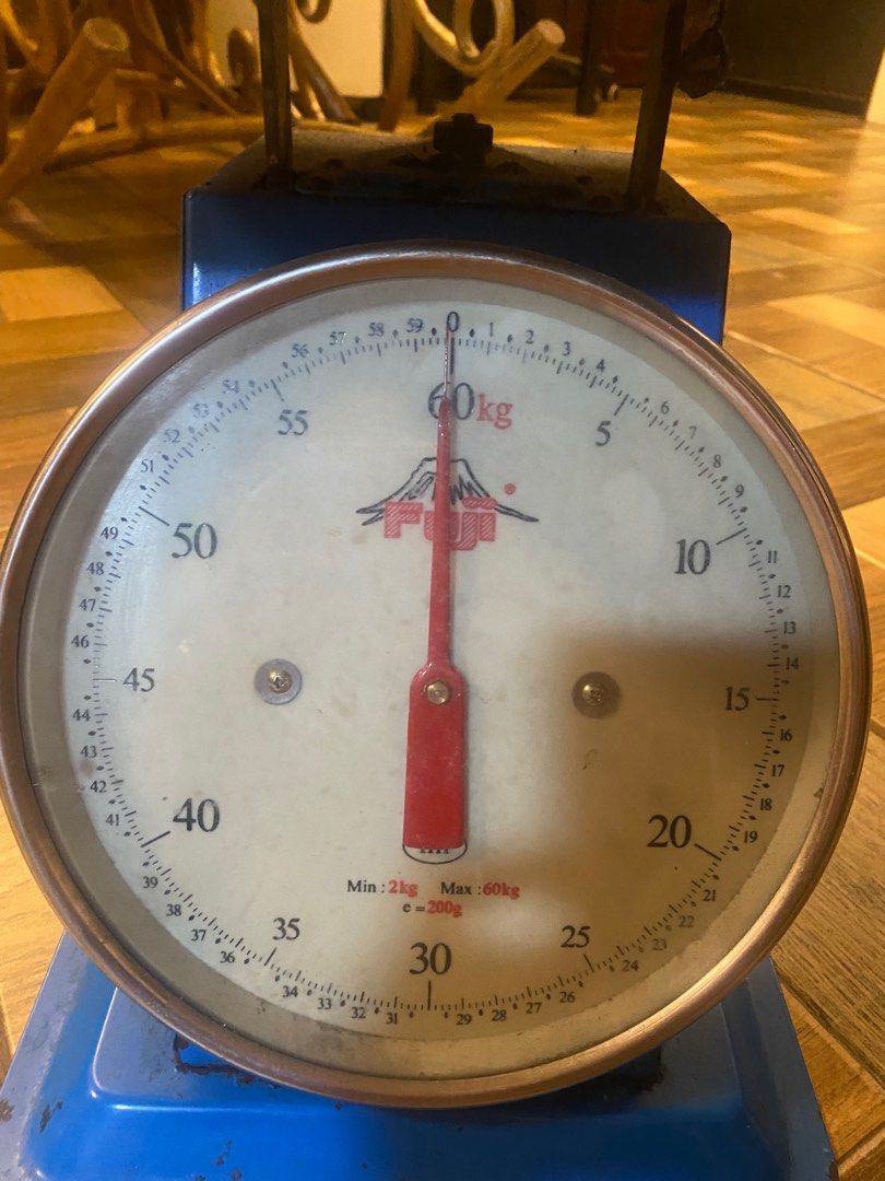 FUJI Weighing scale 60kg, Furniture & Home Living, Outdoor Furniture on ...