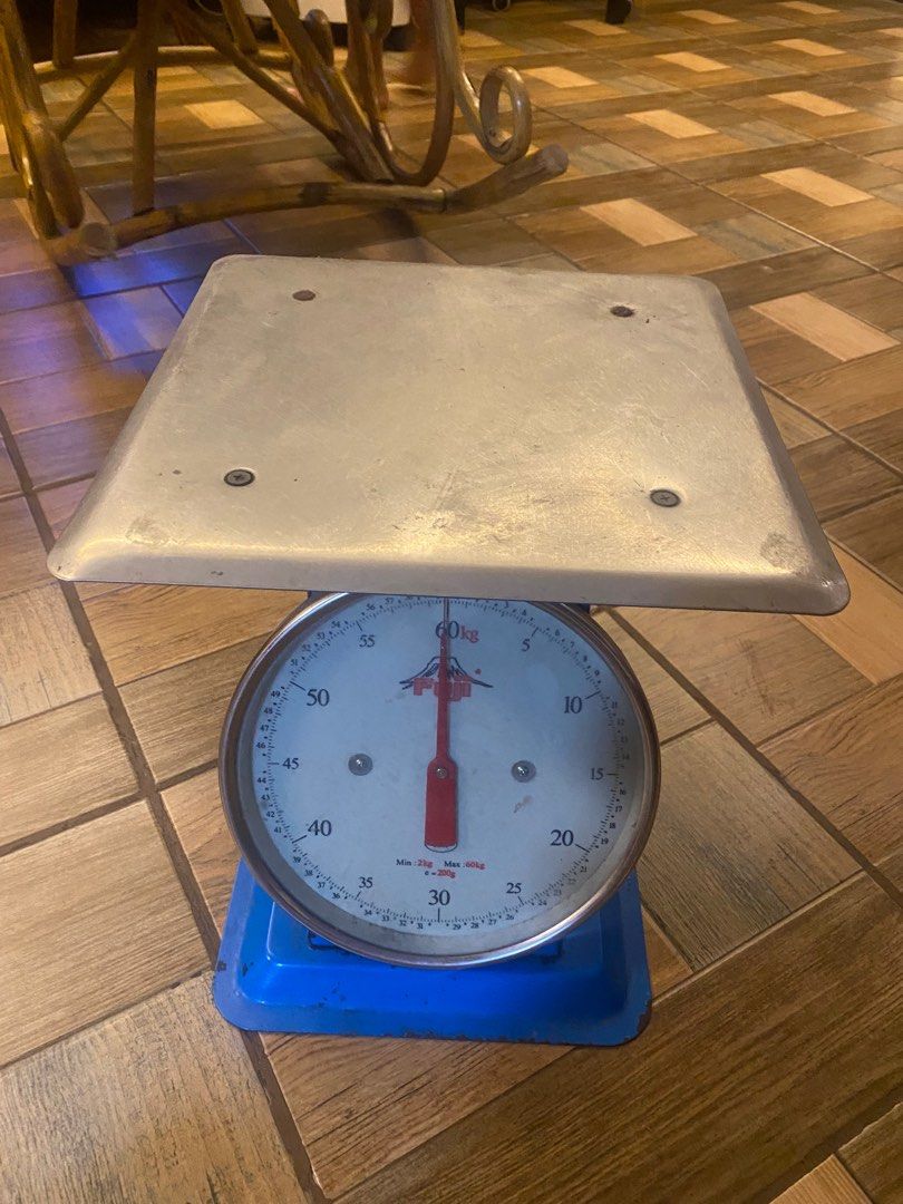 FUJI Weighing scale 60kg, Furniture & Home Living, Outdoor Furniture on ...