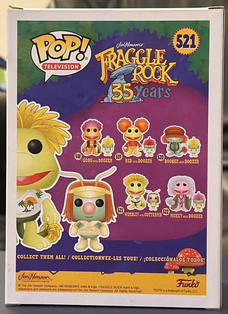Funko Pop 522 FRAGGLE ROCK 35years (MOKEY WITH DOOZER), Hobbies & Toys ...