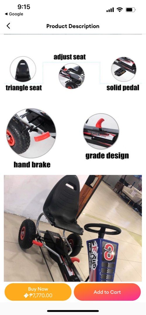 Go Kart F8 3Big Kart For Kids, Hobbies & Toys, Toys & Games on Carousell