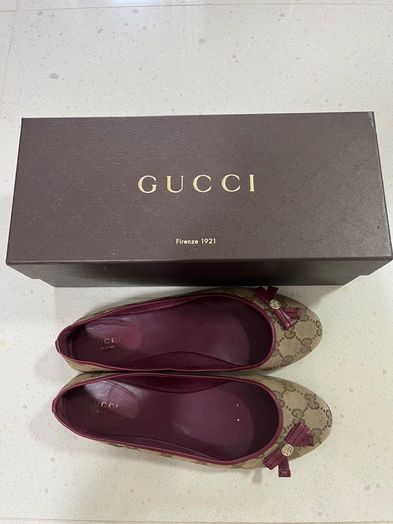 Gucci Flats Womens Fashion Footwear Flats On Carousell