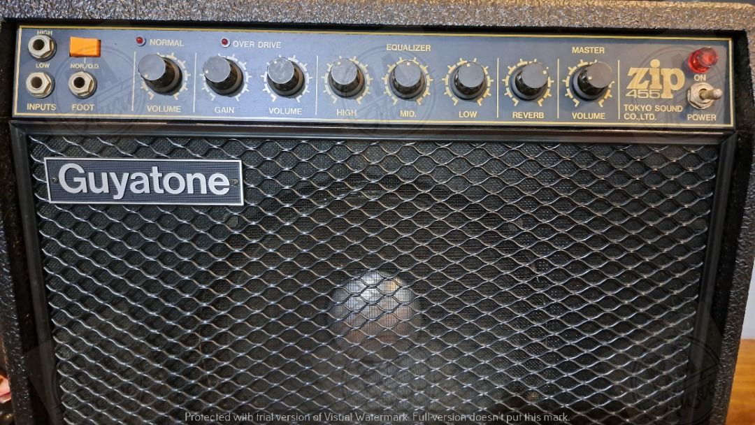 Guyatone ZIP 455 Guitar Amplifier (20watts,110v) Made In Japan, Hobbies & Toys, Music & Media ...