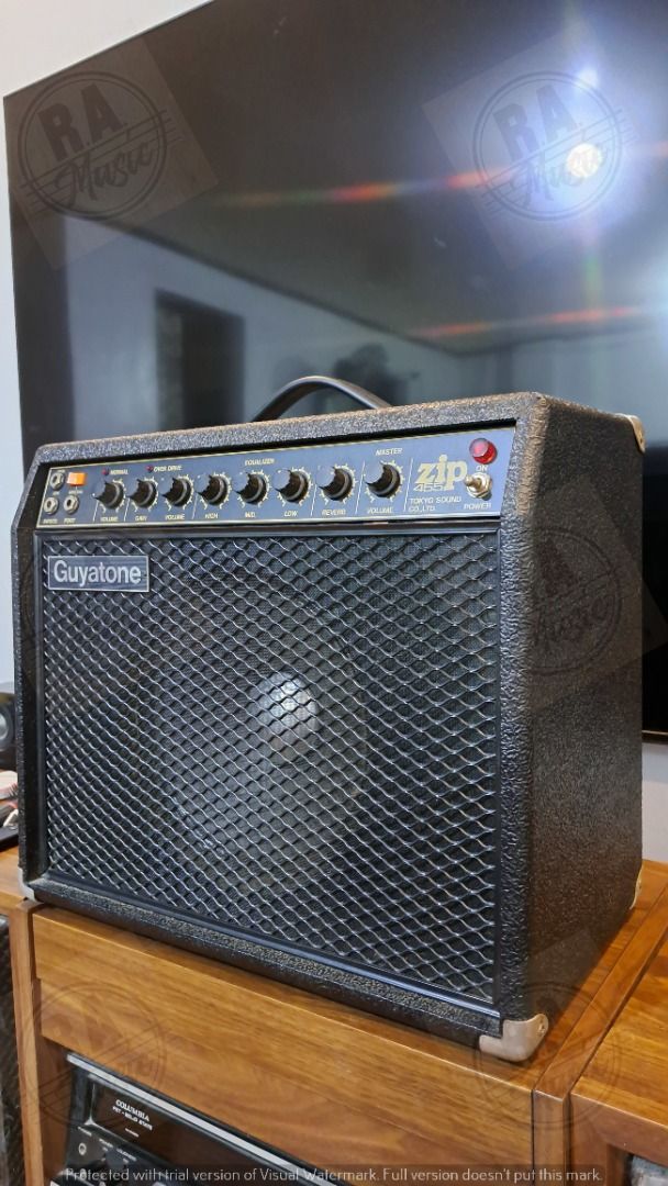 Guyatone ZIP 455 Guitar Amplifier (20watts,110v) Made In Japan, Hobbies & Toys, Music & Media ...