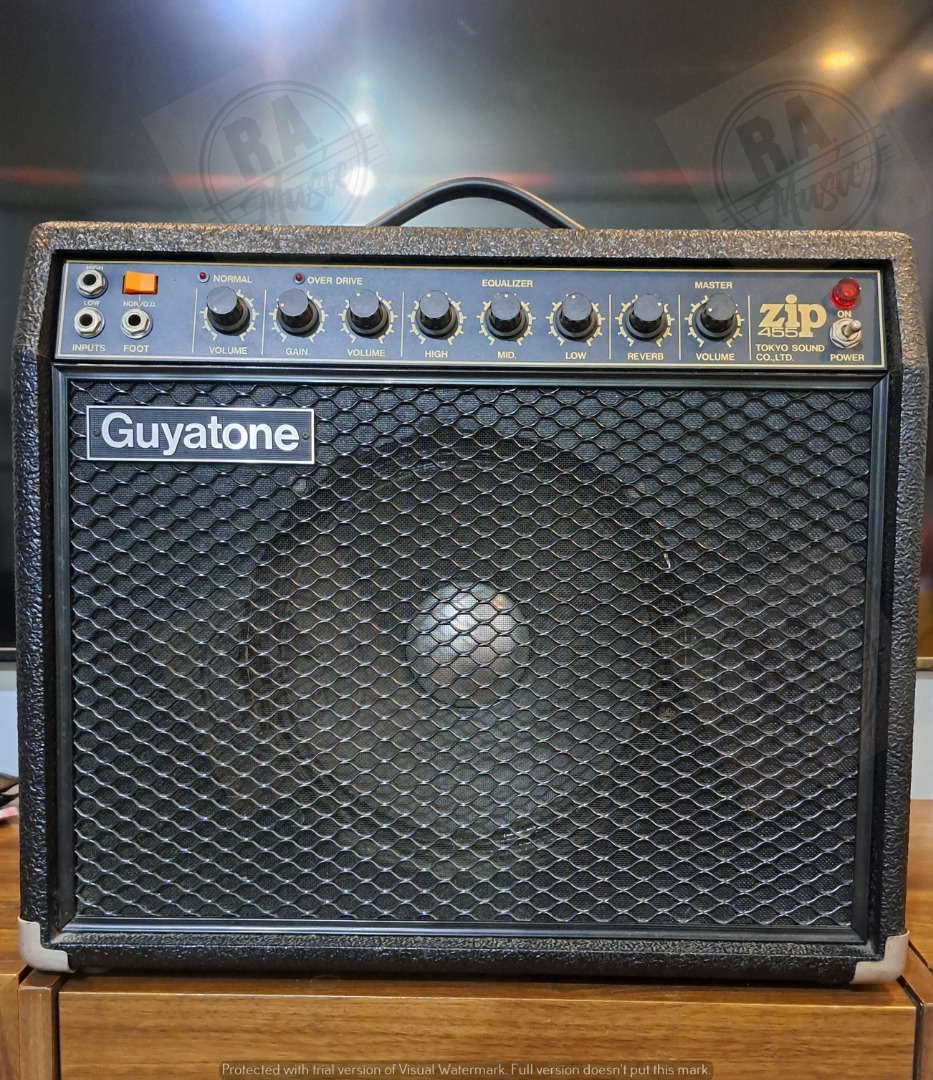 Guyatone ZIP 455 Guitar Amplifier (20watts,110v) Made In Japan, Hobbies & Toys, Music & Media ...