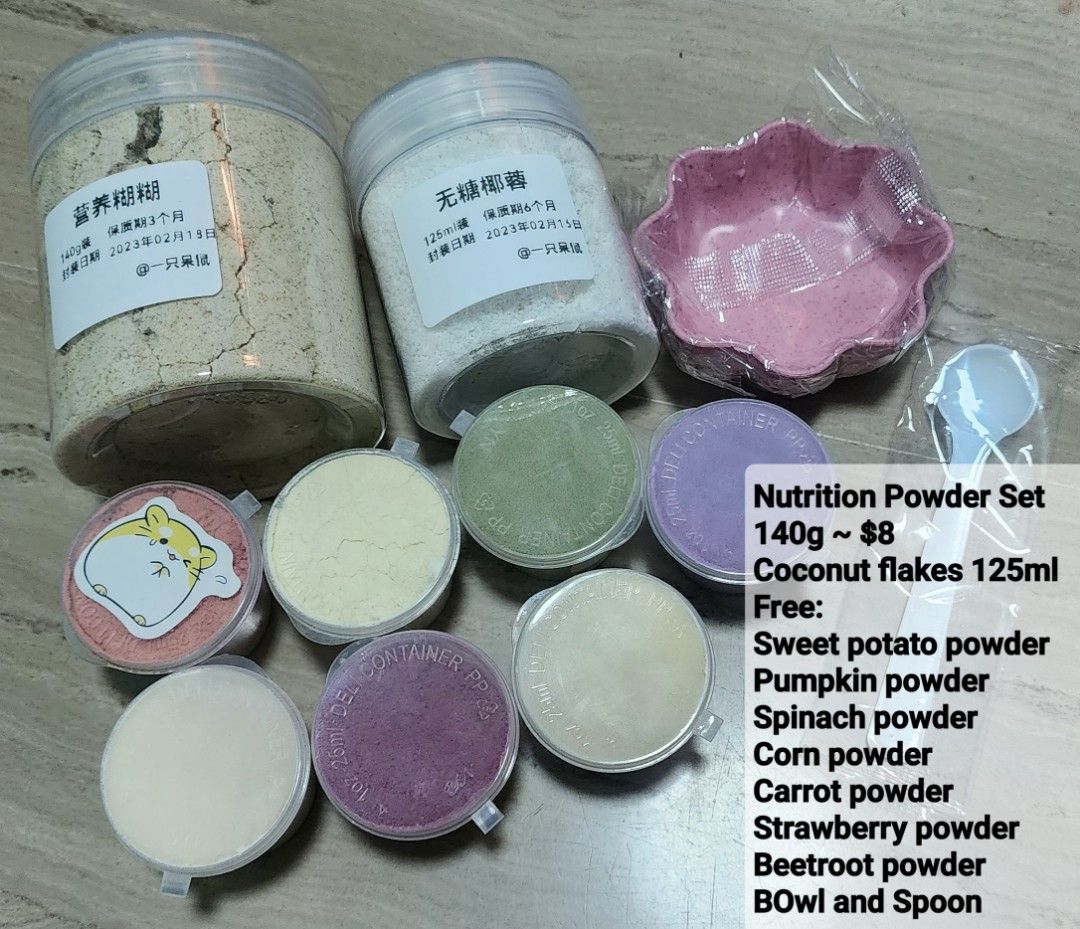 Hamster nutrition powder, Pet Supplies, Pet Food on Carousell