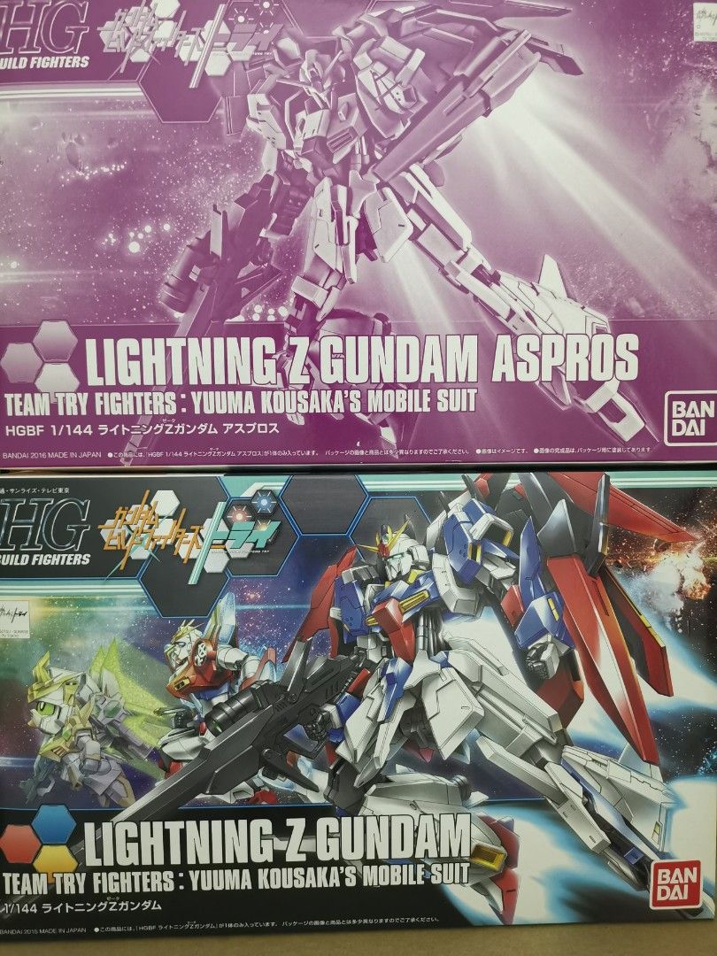 HGBF LIGHTNING Z GUNDAM ASPROS LIGHTNING Z GUNDAM, 興趣及遊戲, 玩具 & 遊戲類 ...