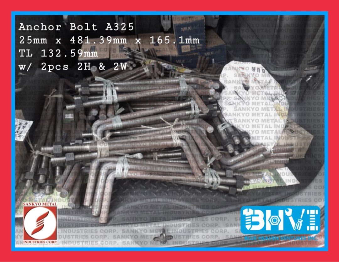 High tensile Anchor Bolt or A325 Anchor bolt, Commercial & Industrial ...