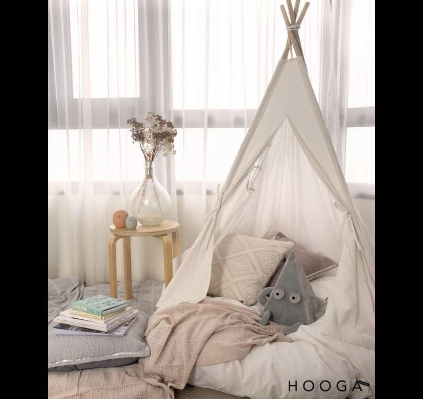 Hooga Khind Tent + floor cushion, Furniture & Home Living, Furniture ...