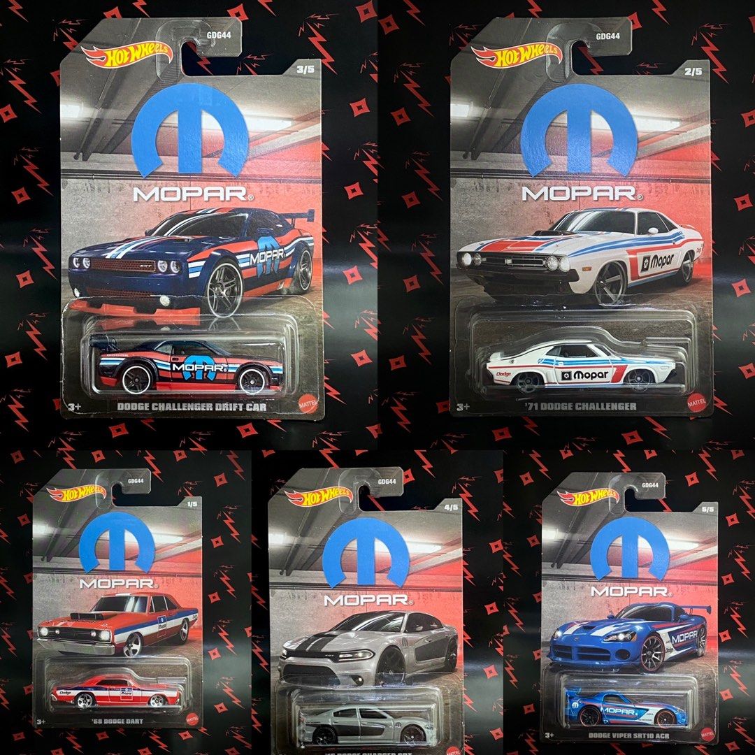 Hot Wheels MOPAR Hot wheels Dodge Dart > Challenger Drift Car > Charger ...