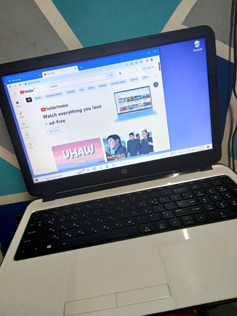 Hp laptop / Pearl white, Computers & Tech, Laptops & Notebooks on Carousell