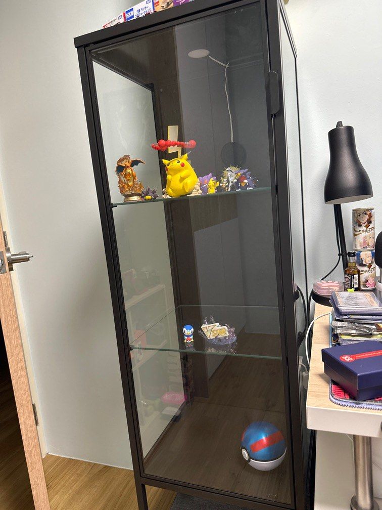 Ikea Glass Display Cabinet Rudsta, Furniture & Home Living, Furniture ...