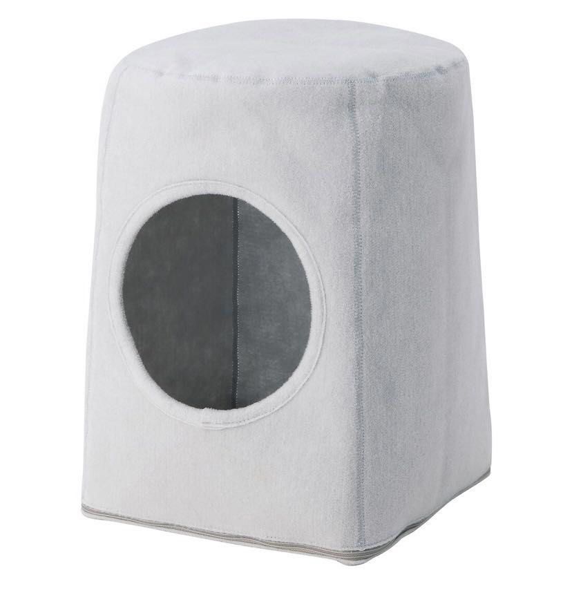 IKEA LURVIG Cat house + Stool, Pet Supplies, Homes & Other Pet ...