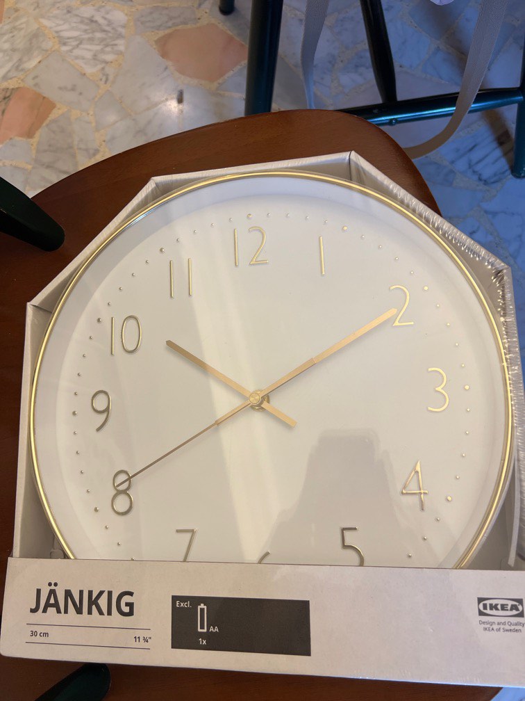 IKEA Wall Clock, Furniture & Home Living, Home Decor, Clocks on Carousell